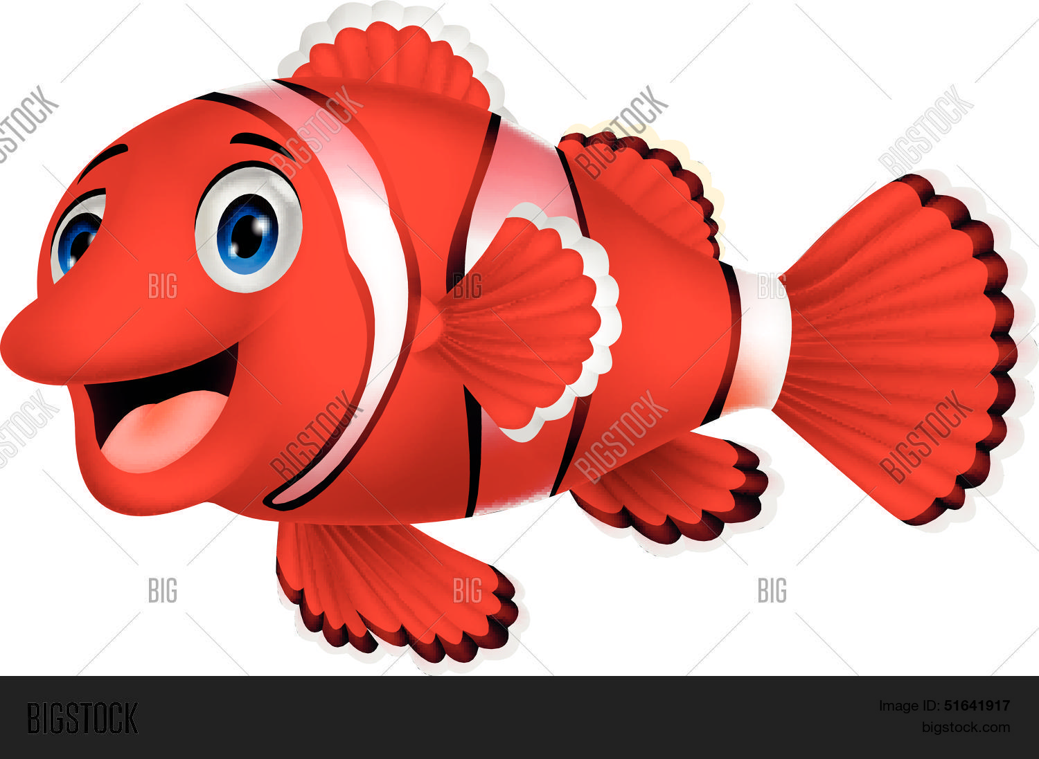 Cute Clown Fish Vector & Photo (Free Trial) | Bigstock