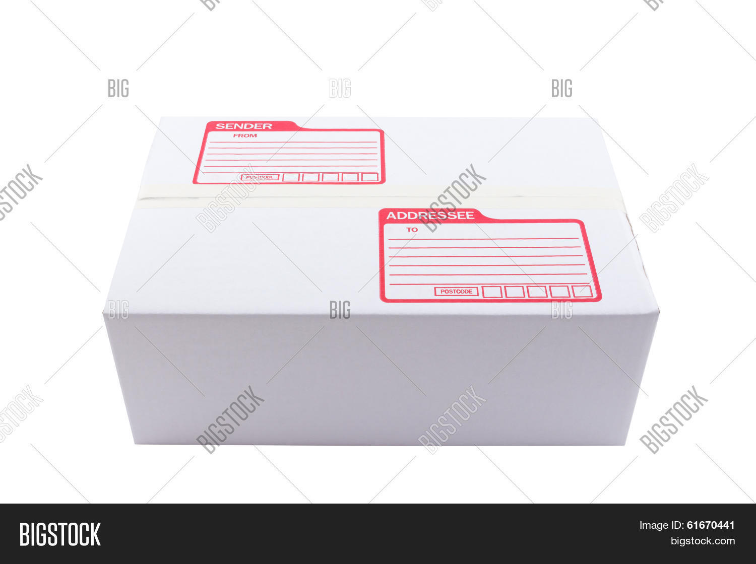 Isolated White Box Image & Photo (Free Trial) | Bigstock