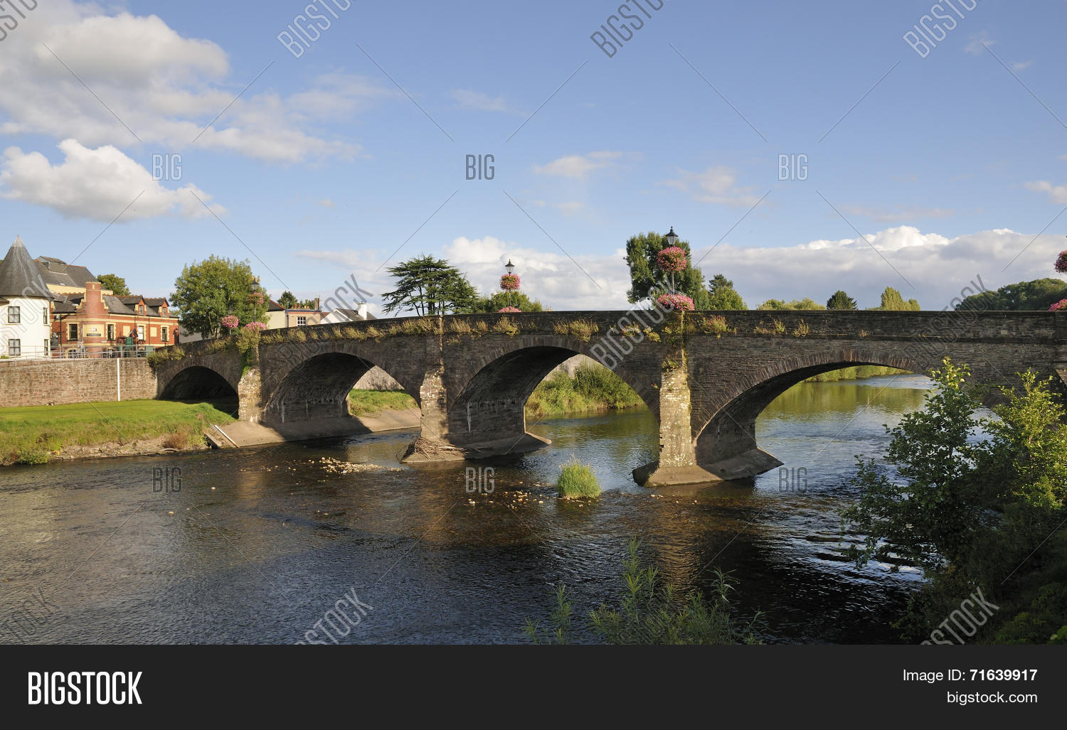 Usk Bridge, Usk Image & Photo (Free Trial) | Bigstock