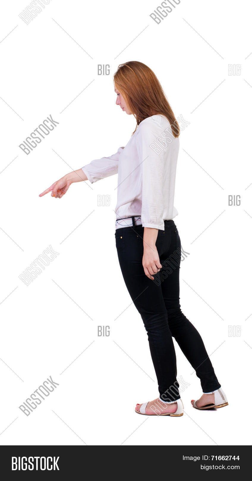 Back View Pointing Image & Photo (Free Trial) | Bigstock