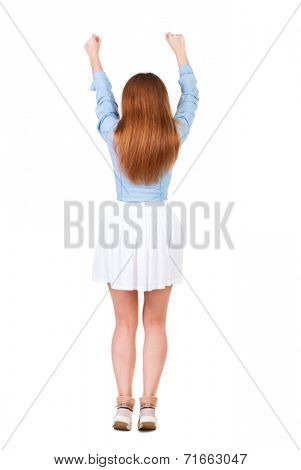Back View Joyful Woman Image & Photo (Free Trial) | Bigstock