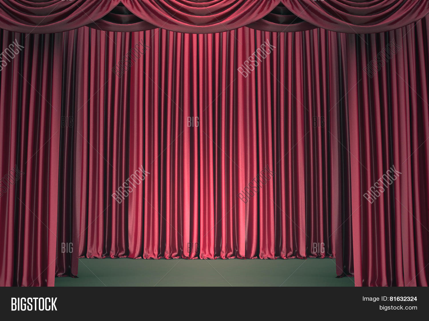 Red Closed Curtain, Image & Photo (Free Trial) | Bigstock
