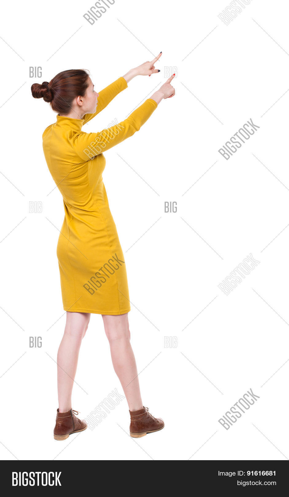 Back View Pointing Image & Photo (Free Trial) | Bigstock
