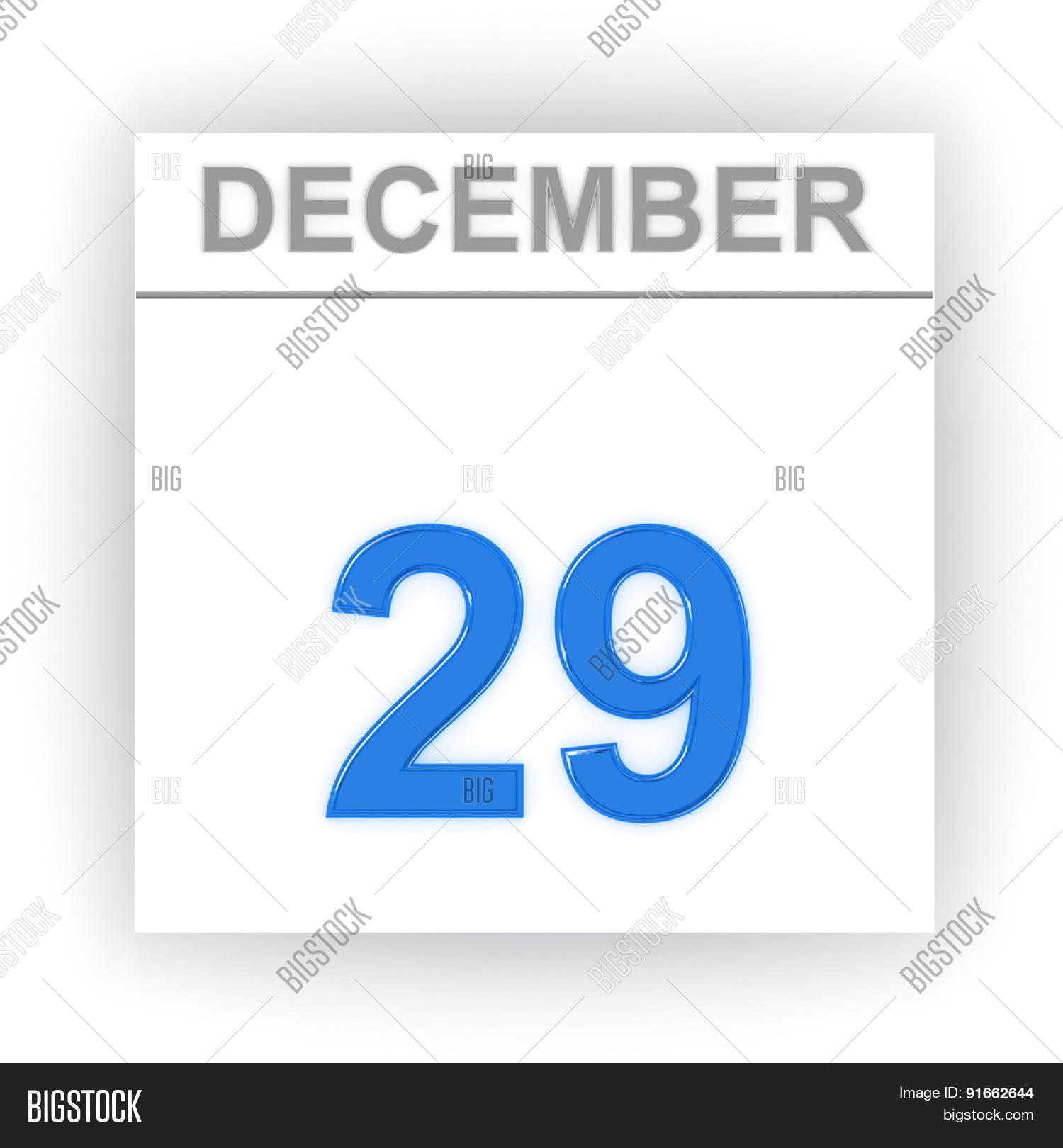 December 29. Day On Image & Photo (Free Trial) | Bigstock