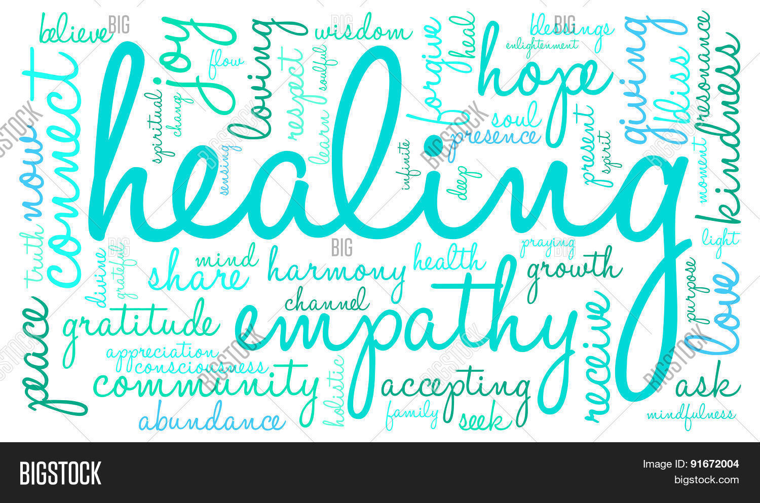 Healing Word Cloud Image & Photo (Free Trial) | Bigstock