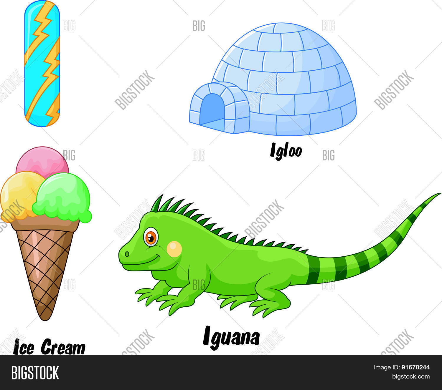 Cartoon Alphabet Vector & Photo (Free Trial) | Bigstock