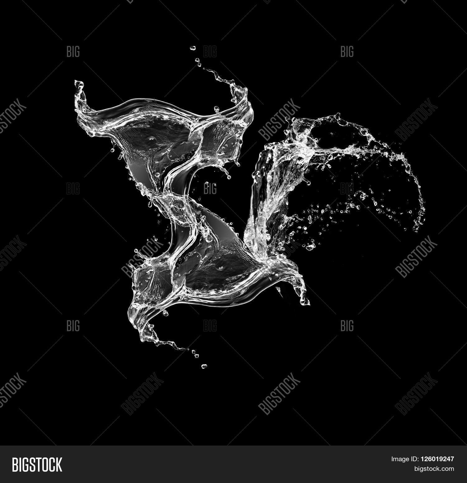 Black Water Splash Image & Photo (Free Trial) | Bigstock