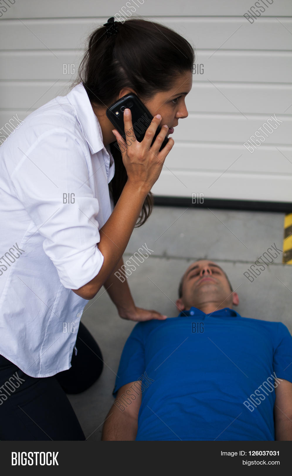 Rescuer Calling Image & Photo (Free Trial) | Bigstock