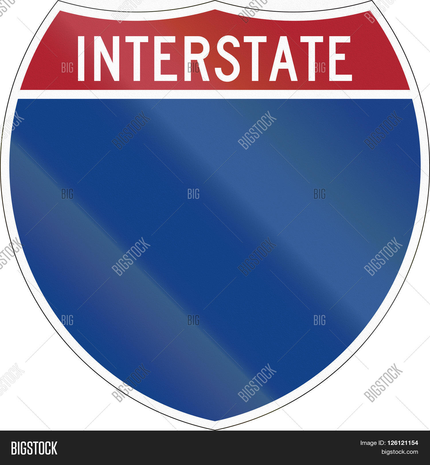 Blank Interstate Image & Photo (Free Trial) | Bigstock
