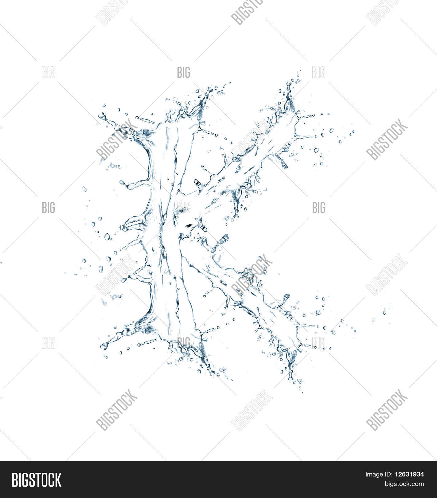 Letter Water Alphabet Image & Photo (Free Trial) | Bigstock