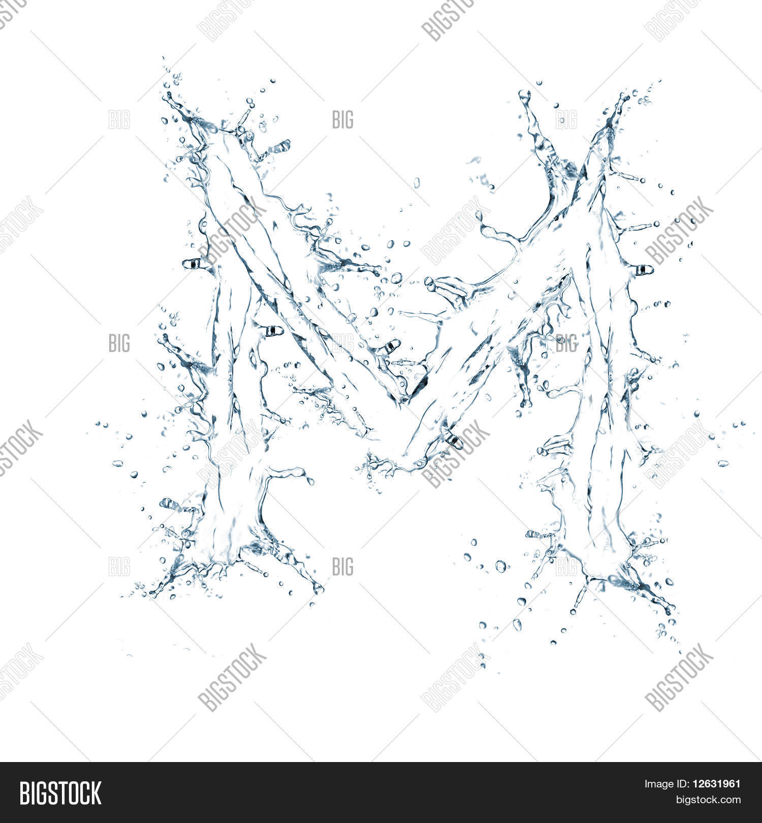 Letter Water Alphabet Image & Photo (Free Trial) | Bigstock