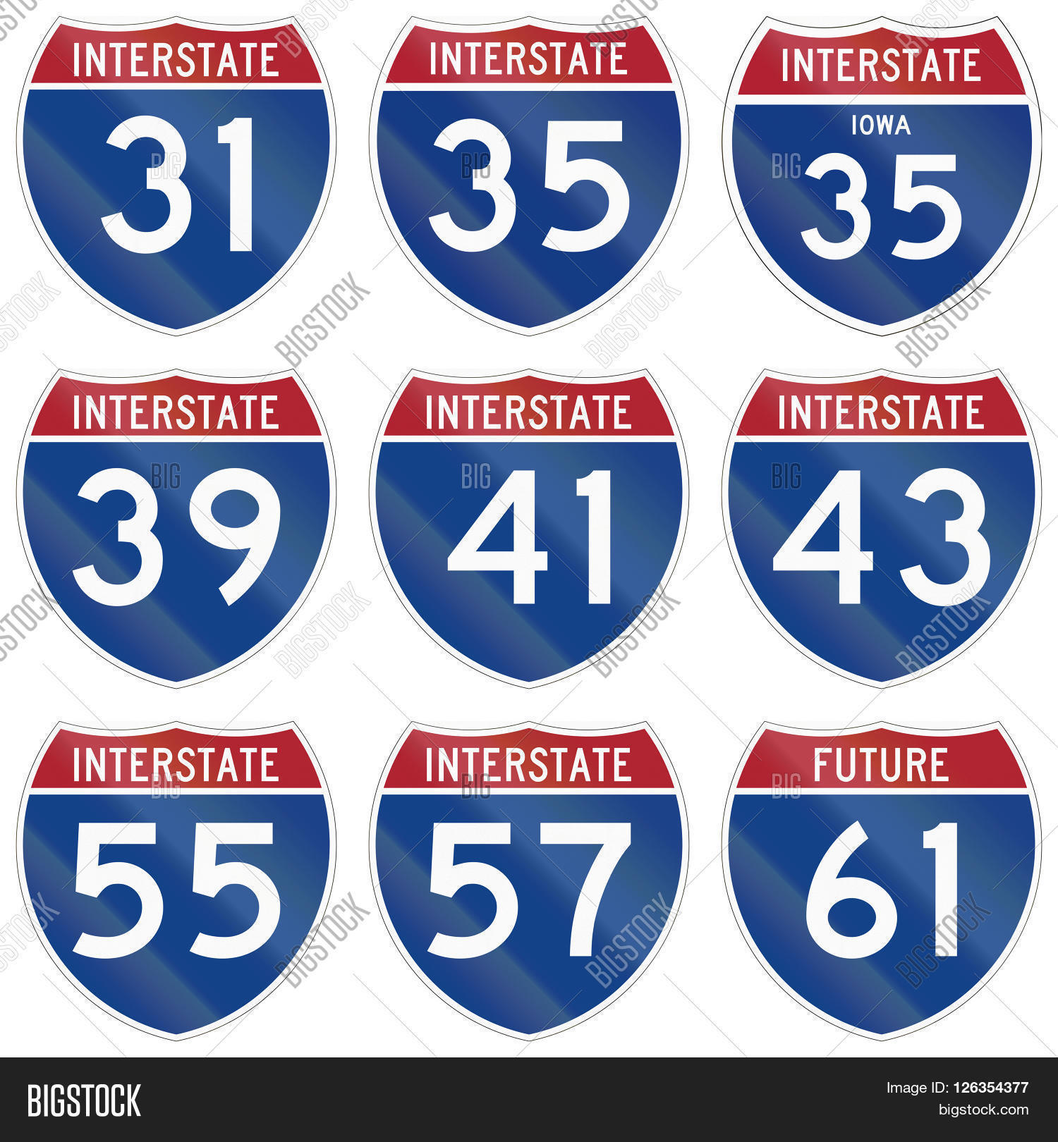 Collection Interstate Image & Photo (Free Trial) | Bigstock