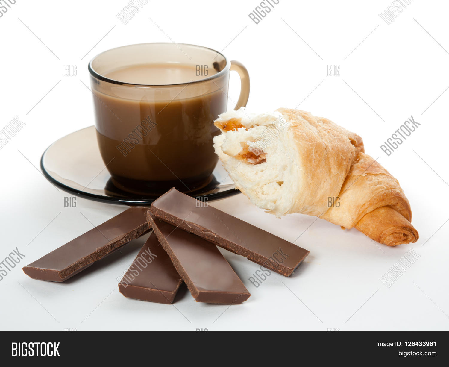 Cup Coffee Cornetto Image & Photo (Free Trial) | Bigstock