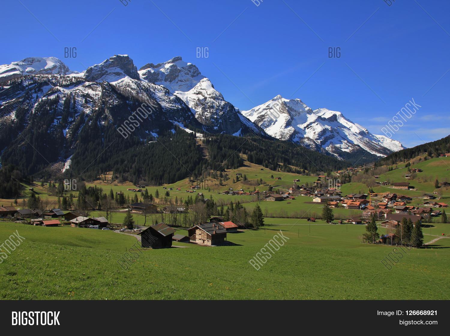 Village Gsteig Bei Image & Photo (Free Trial) | Bigstock