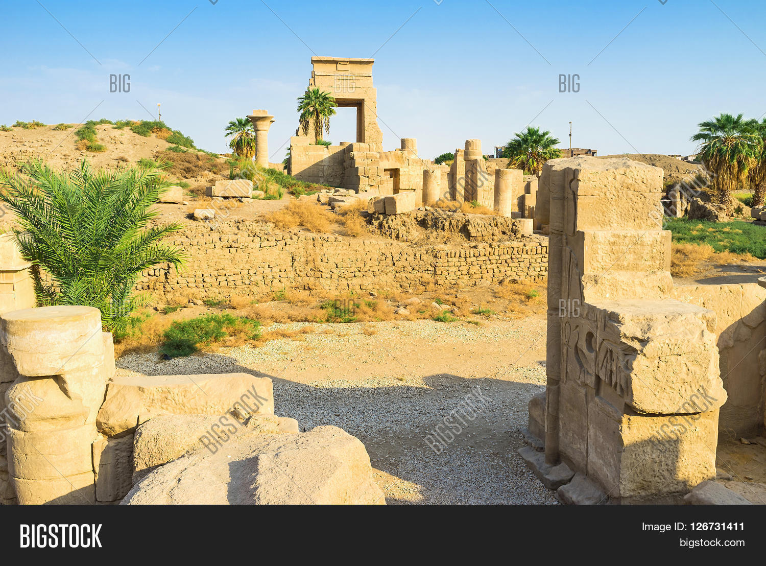 Ruins Eastern Temple Image & Photo (Free Trial) | Bigstock