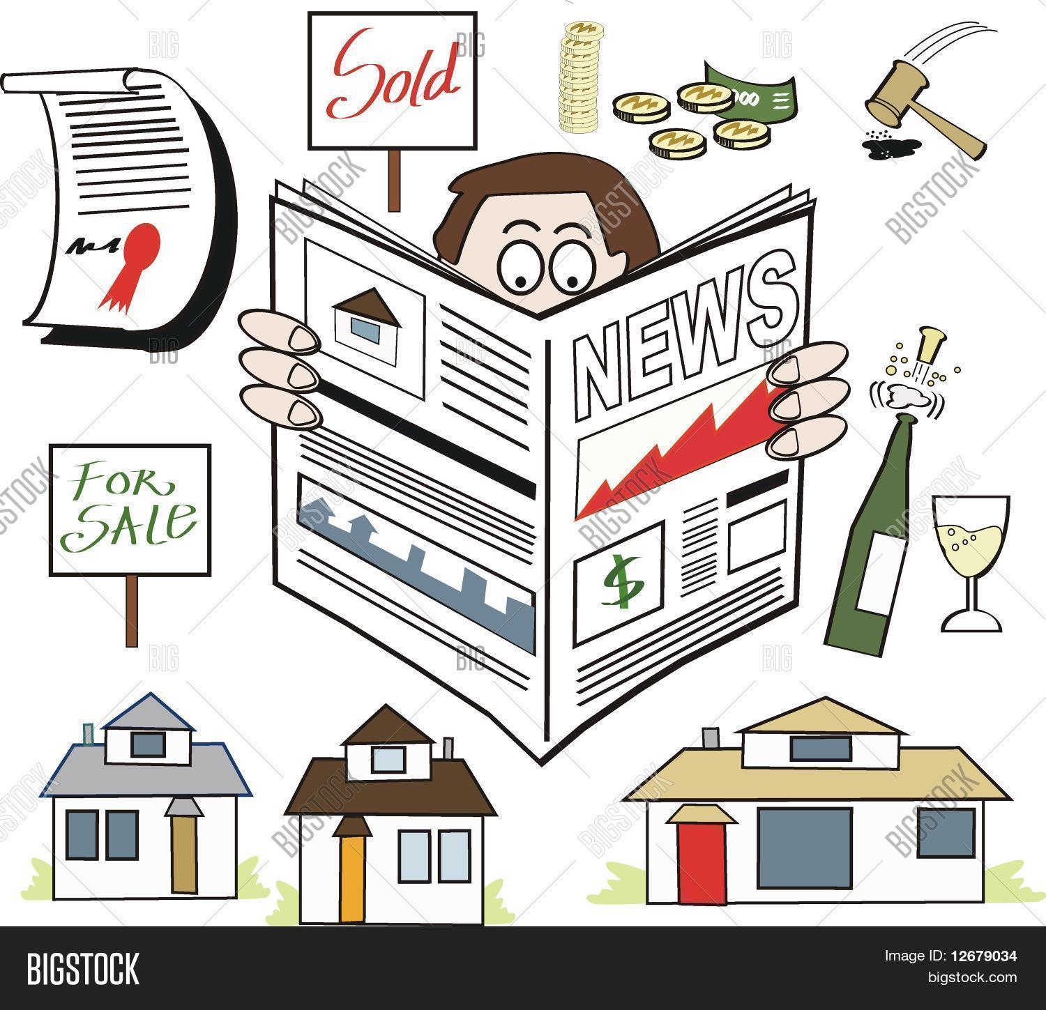 Real Estate News Vector & Photo (Free Trial) | Bigstock