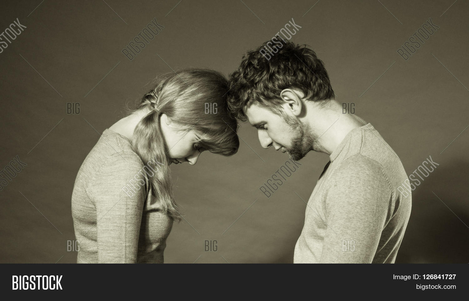 Sad Depressed Couple Image & Photo (Free Trial) | Bigstock