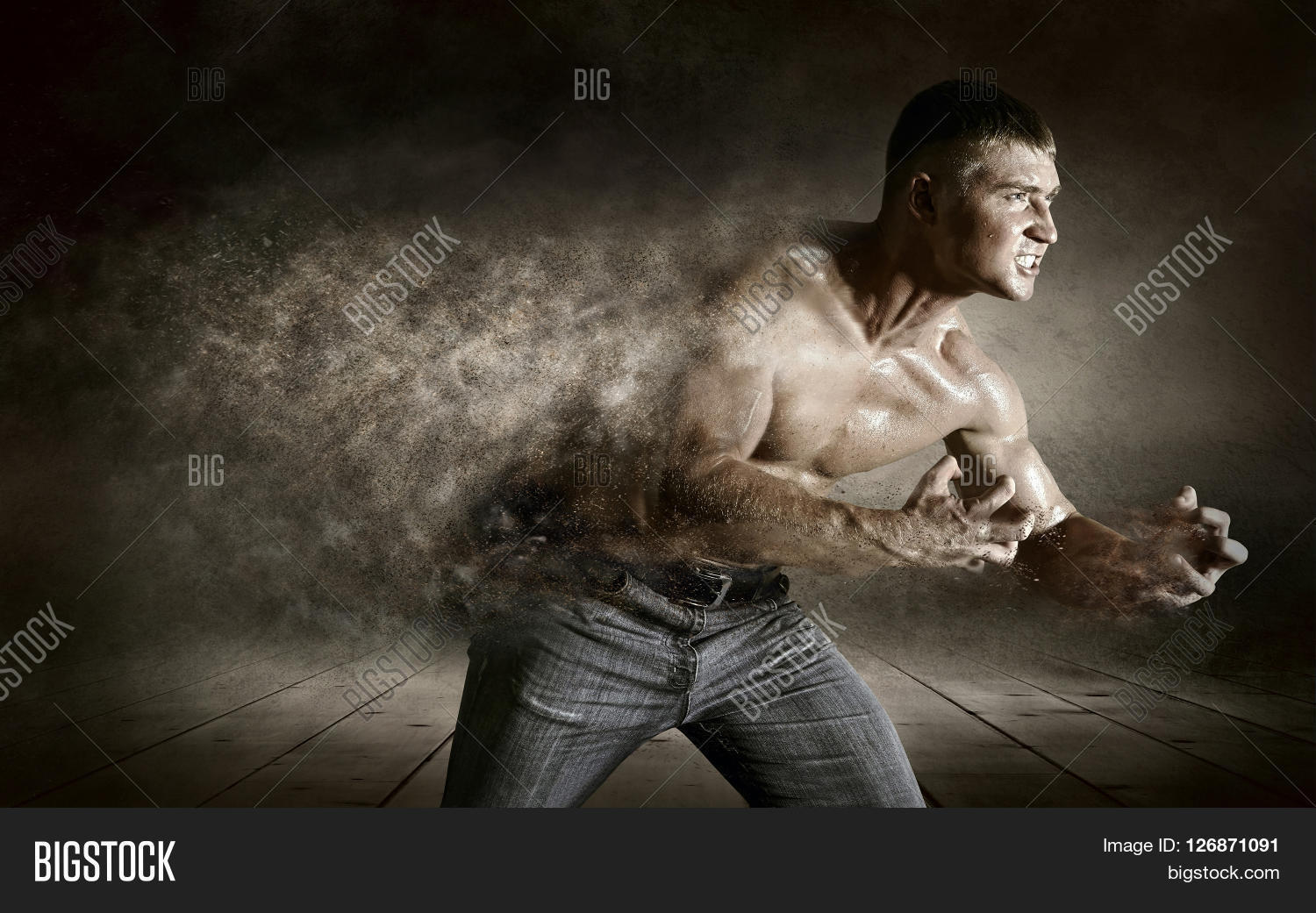 Bodybuilder Drops Image & Photo (Free Trial) | Bigstock