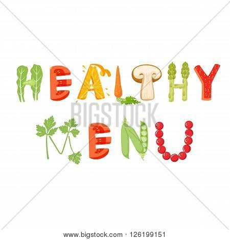 Healthy Menu Vector & Photo (Free Trial) | Bigstock
