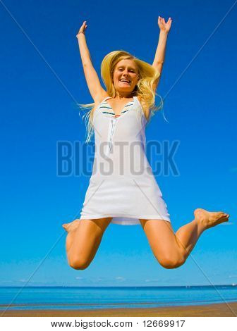 Woman Jumping Into Water Images, Illustrations & Vectors (Free) - Bigstock