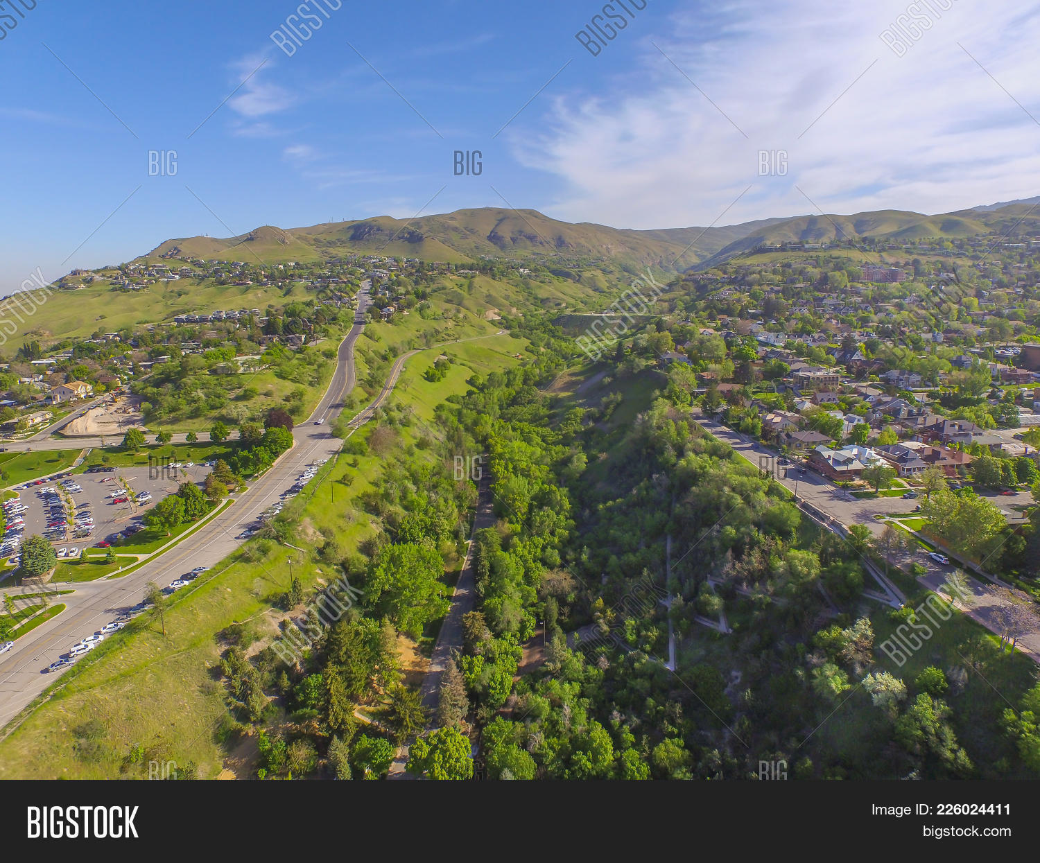 Aerial View Green City Image & Photo (Free Trial) | Bigstock