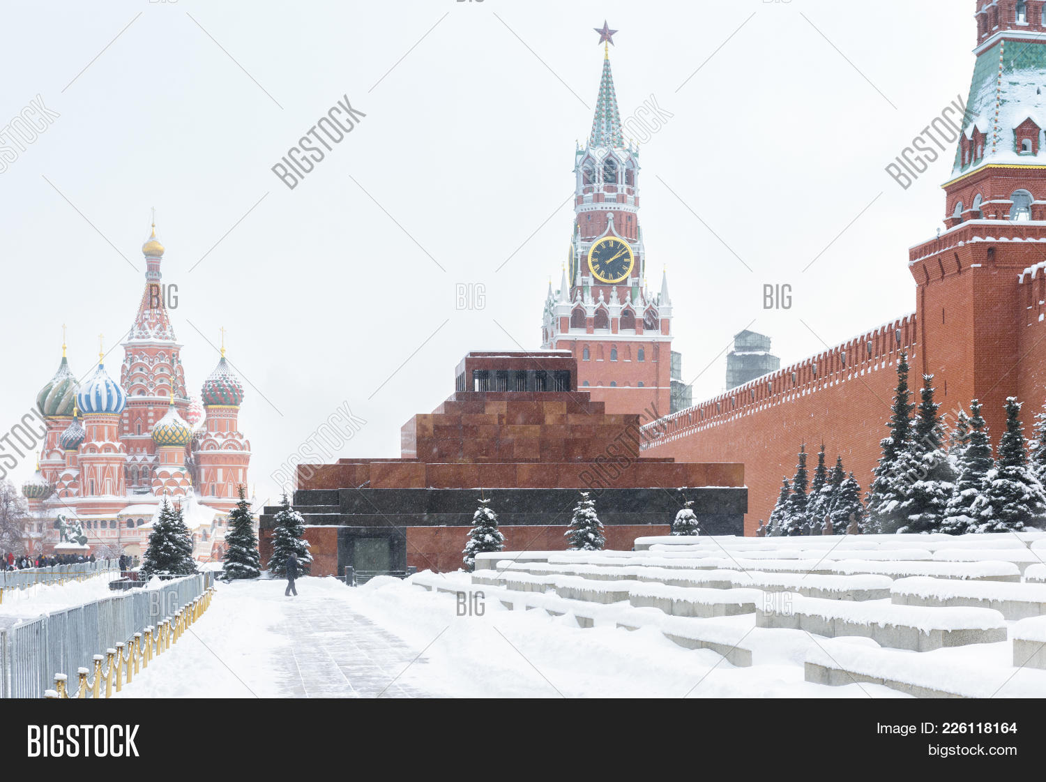 Red Square Winter, Image & Photo (Free Trial) | Bigstock