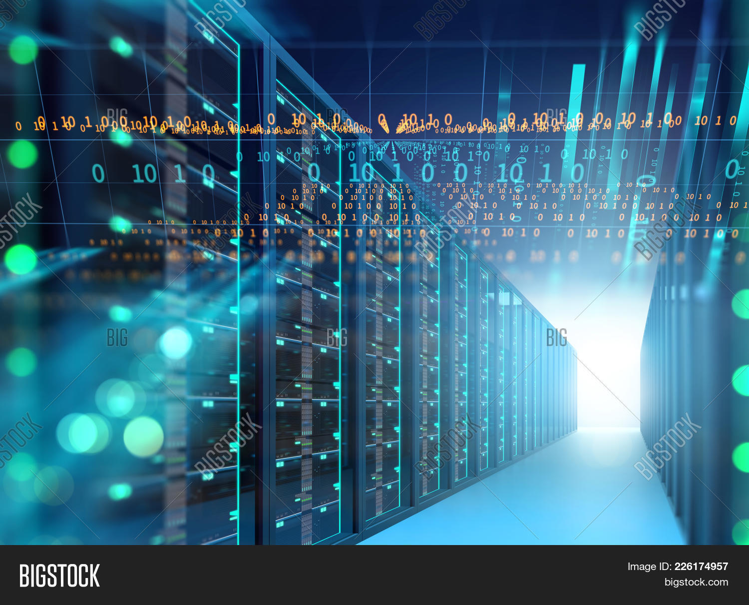 Corridor Server Room Image & Photo (Free Trial) | Bigstock