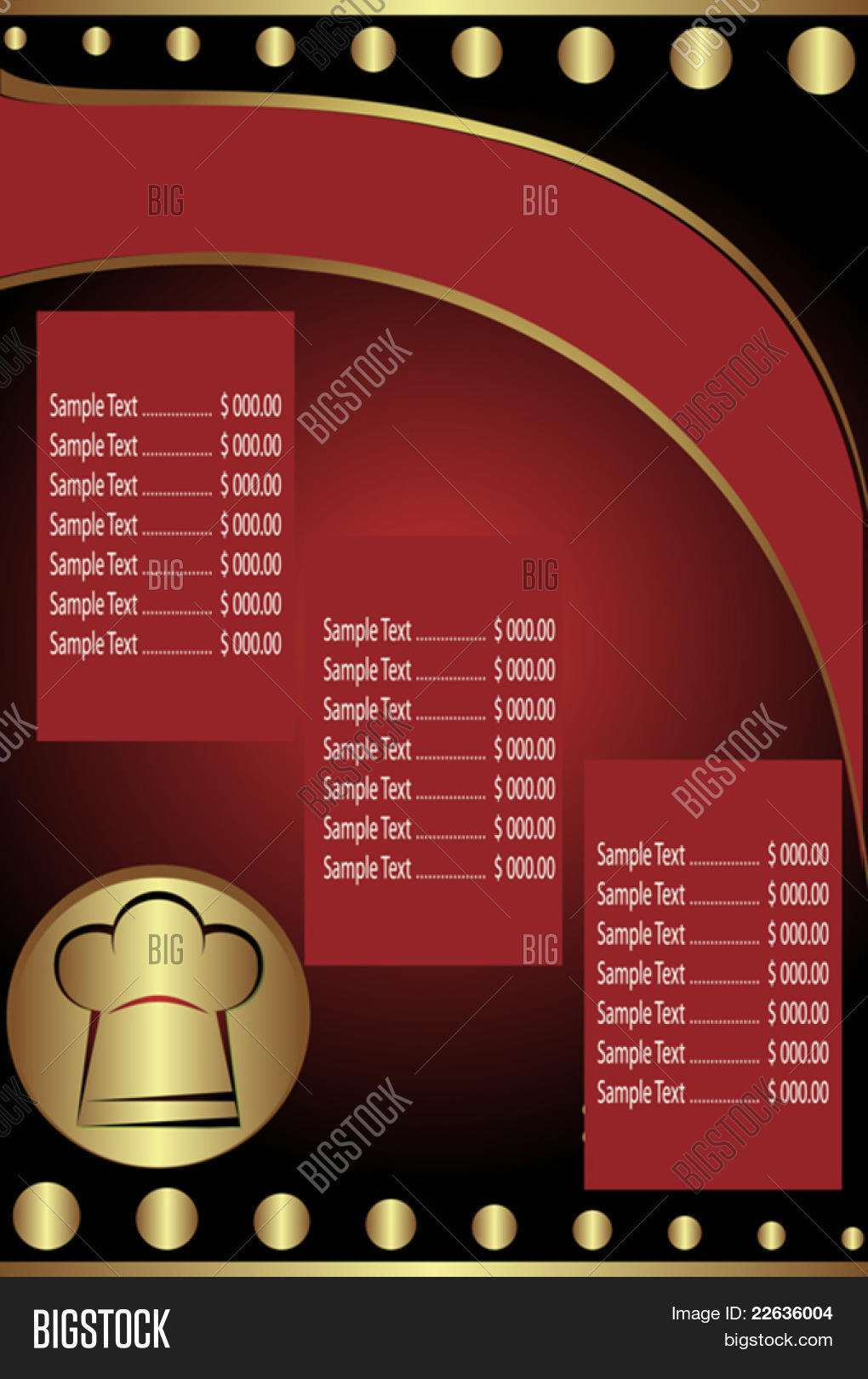 Food Menu Design Vector & Photo (Free Trial) | Bigstock