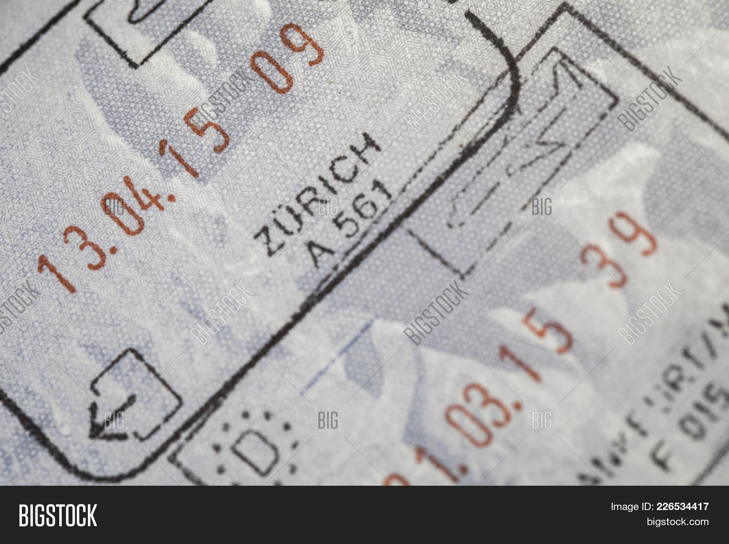 Passport Stamps Europe Image & Photo (Free Trial) | Bigstock
