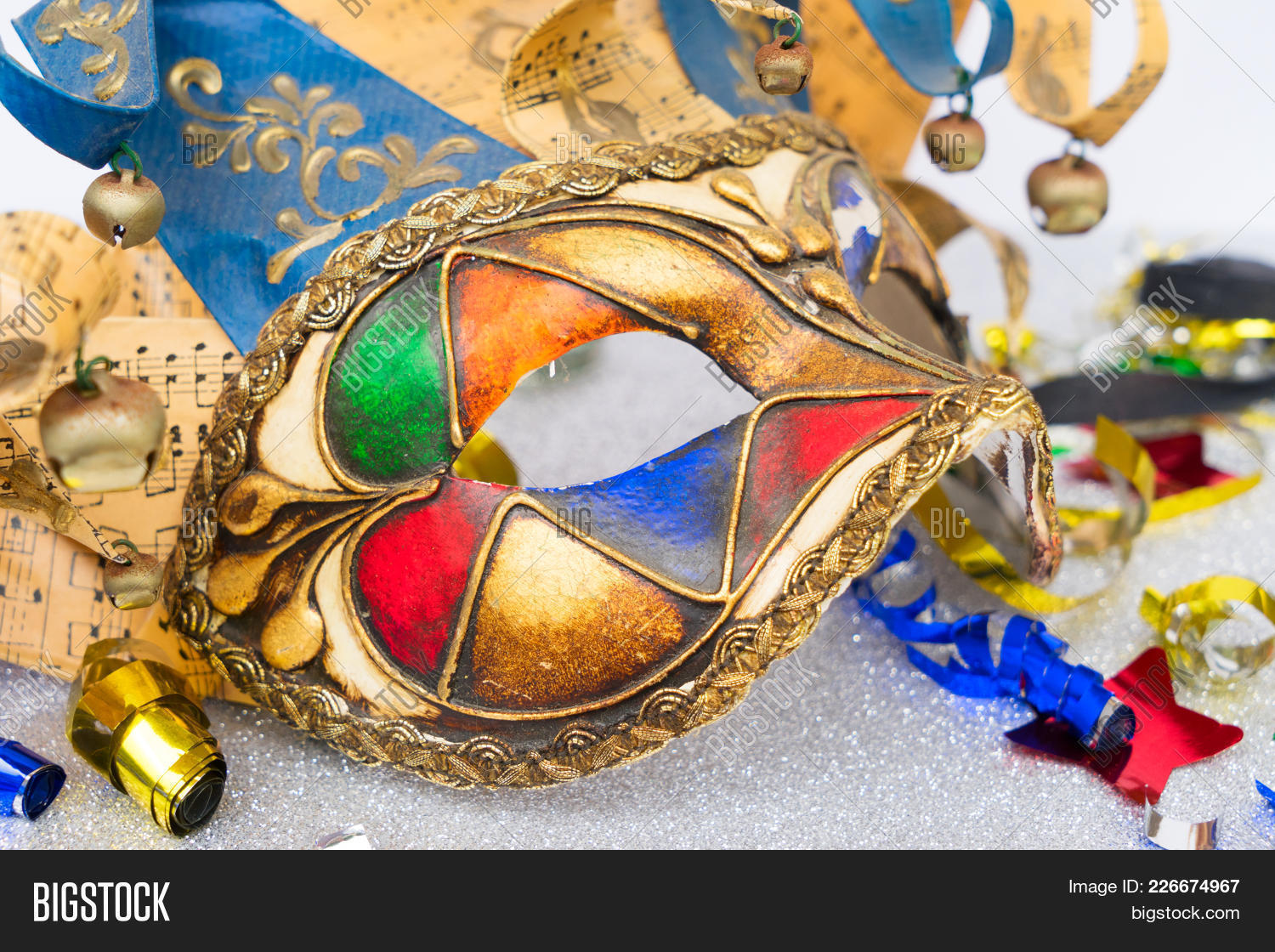 Harlequin Mask Image & Photo (Free Trial) | Bigstock