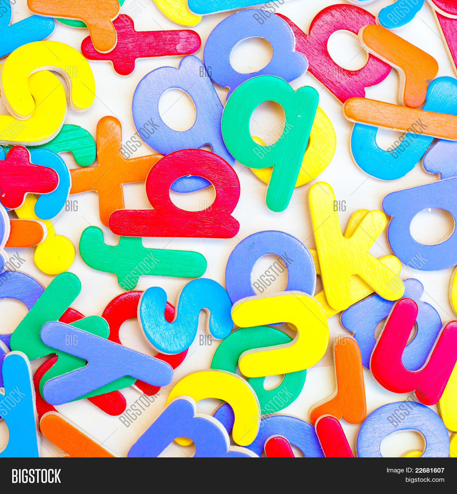 Colorful Letters Image & Photo (Free Trial) | Bigstock
