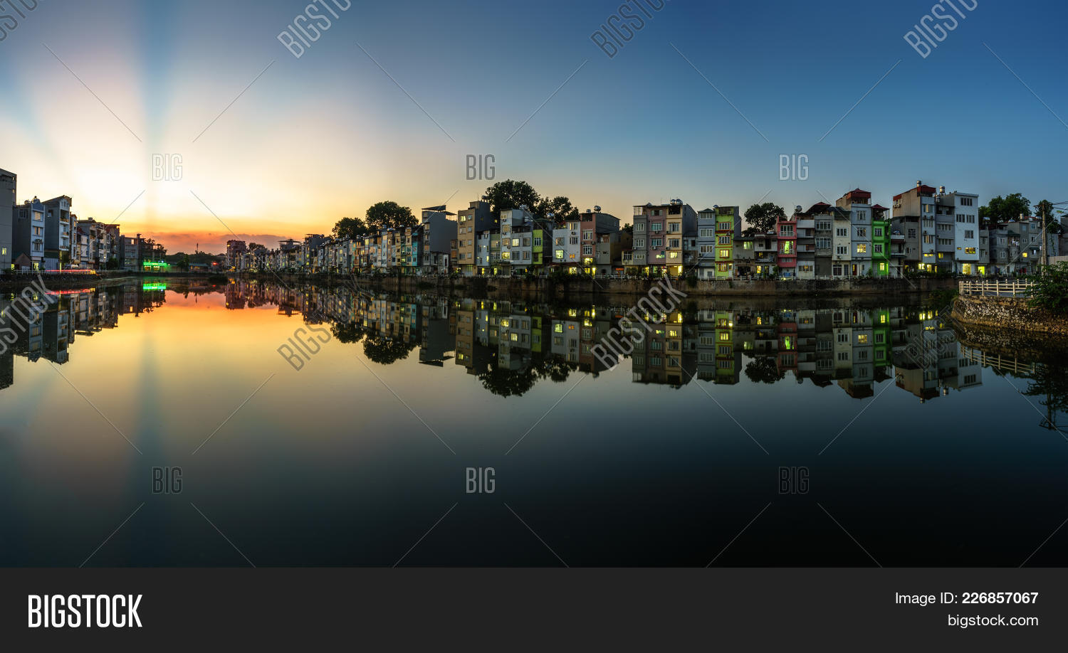 Hanoi Cityscape Sunset Image & Photo (Free Trial) | Bigstock