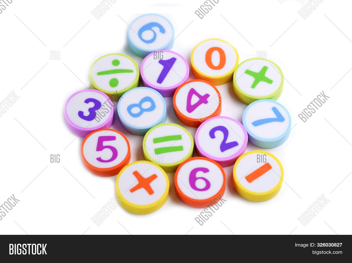 Math Number Colorful Image & Photo (Free Trial) | Bigstock