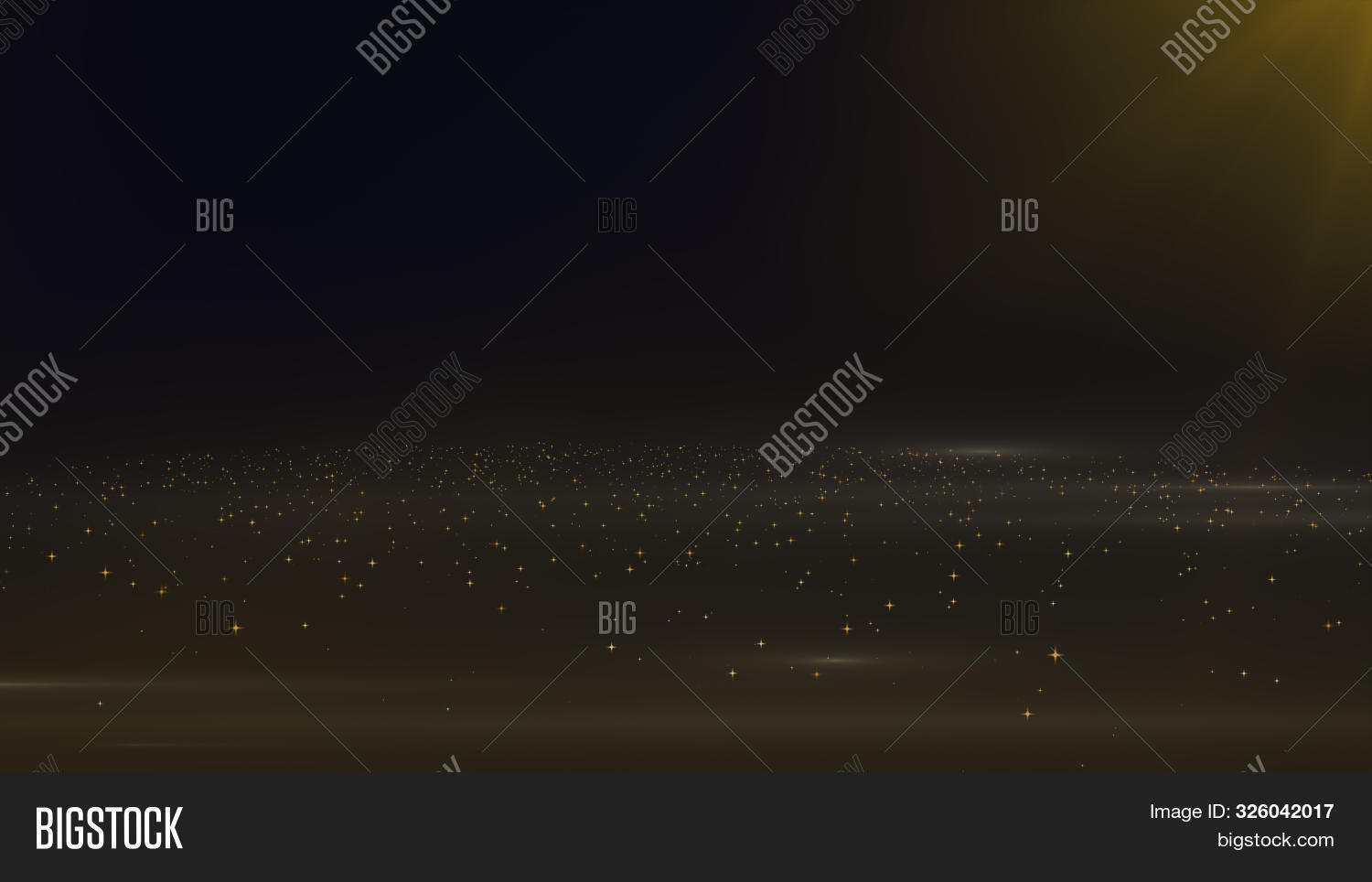 Gold Floating Dust Image & Photo (Free Trial) | Bigstock