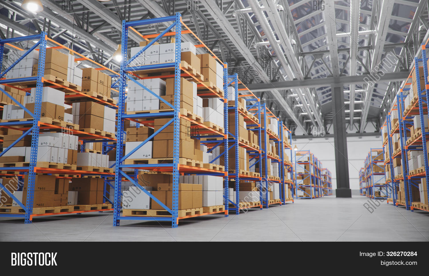 Warehouse Cardboard Image & Photo (Free Trial) | Bigstock