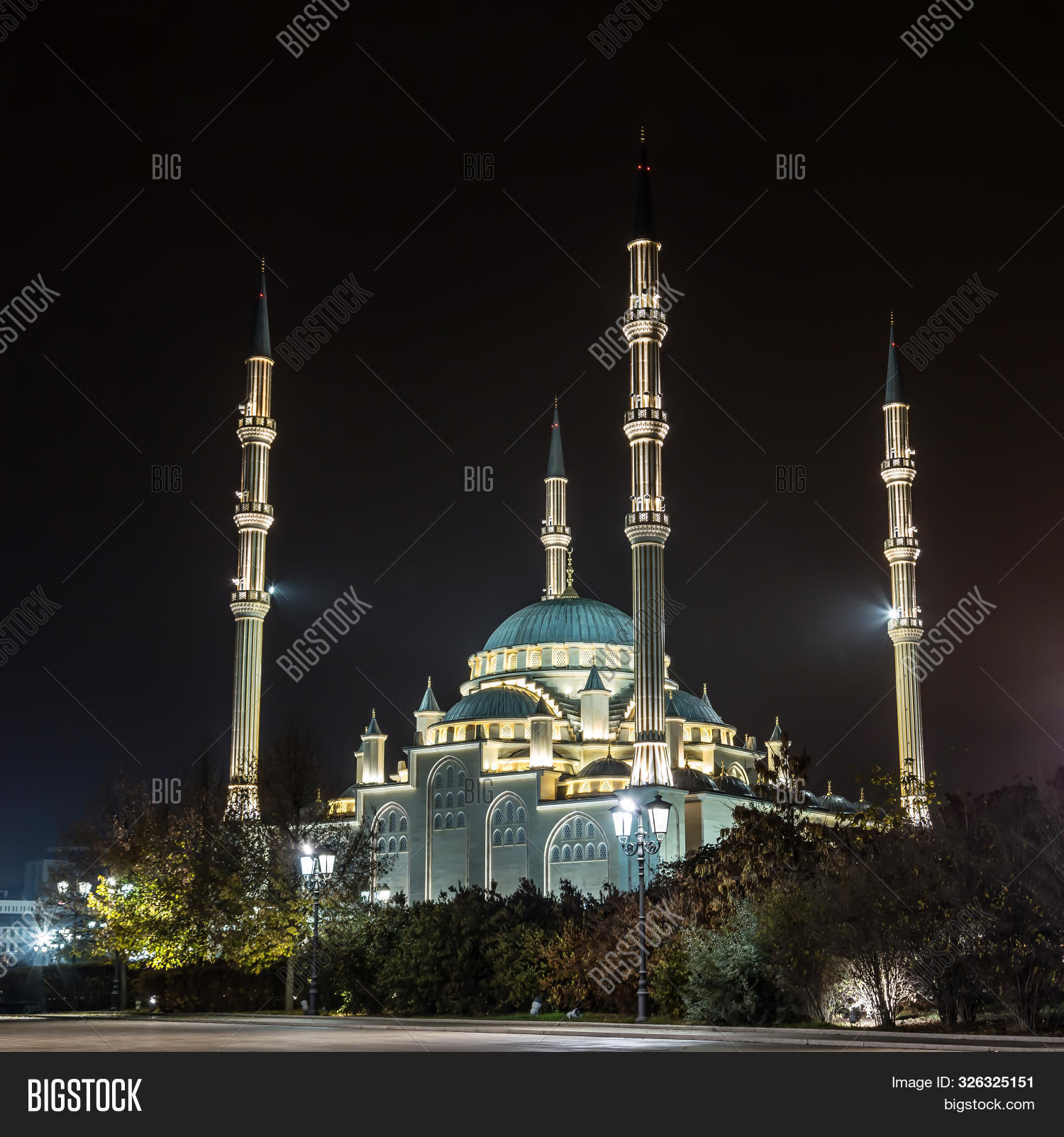 Akhmad Kadyrov Mosque Image & Photo (Free Trial) | Bigstock