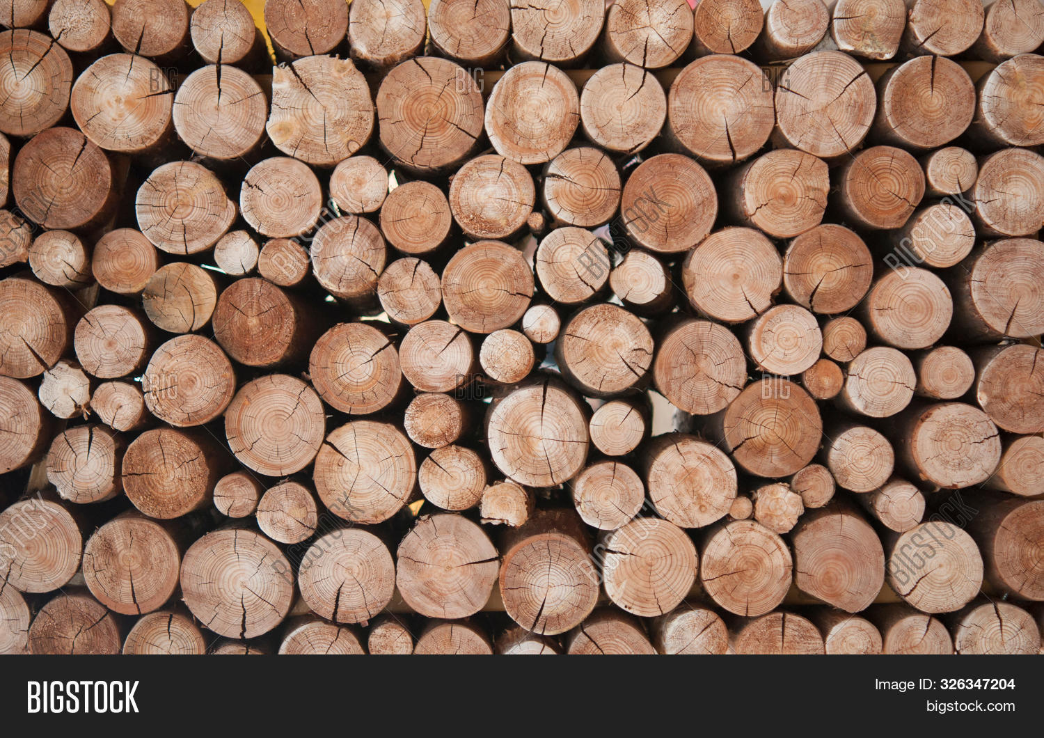 Texture Wood Log Pile Image & Photo (Free Trial) | Bigstock