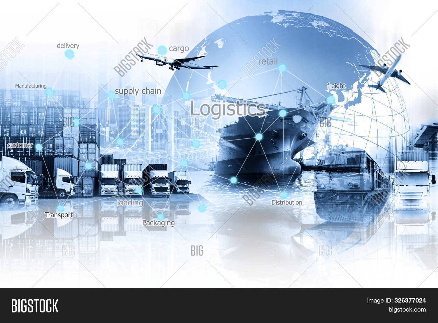 World Map Logistic Image & Photo (Free Trial) | Bigstock
