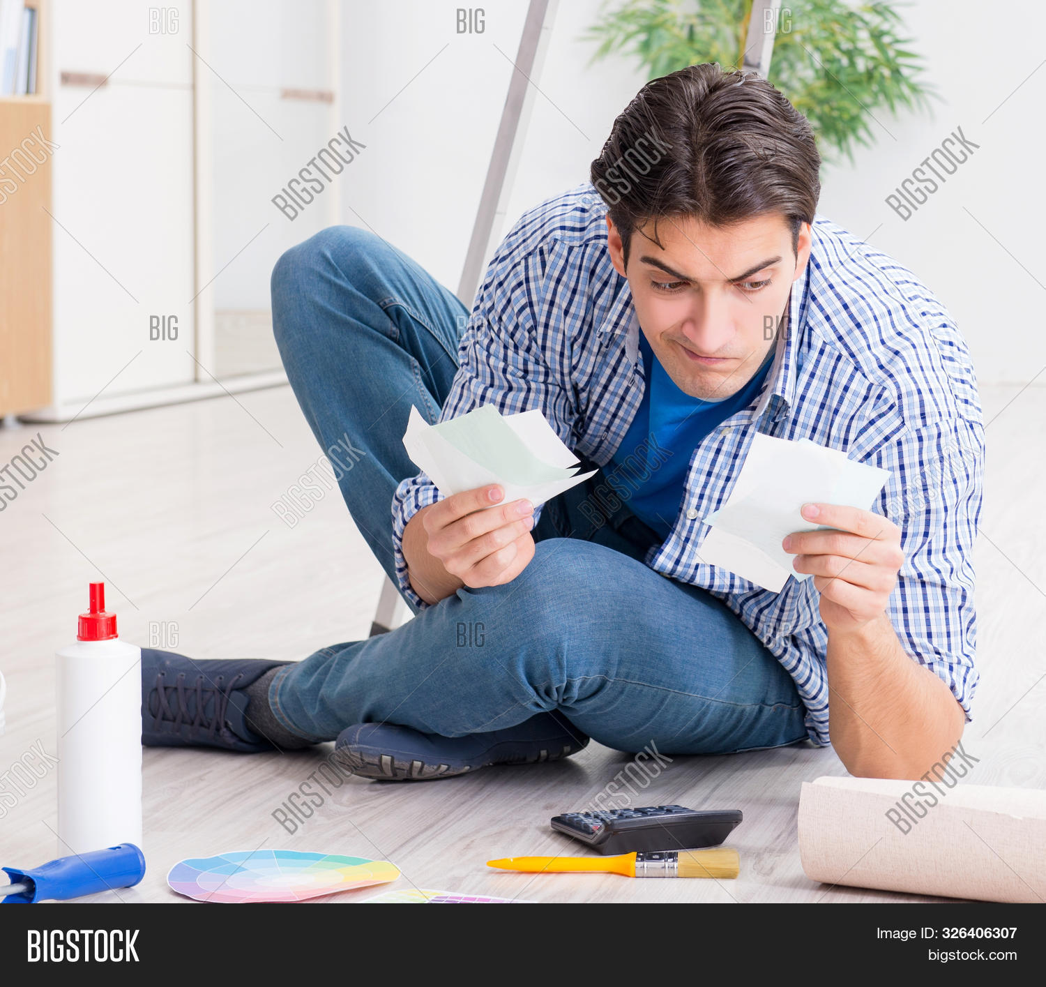 Young Man Overspending Image & Photo (Free Trial) | Bigstock