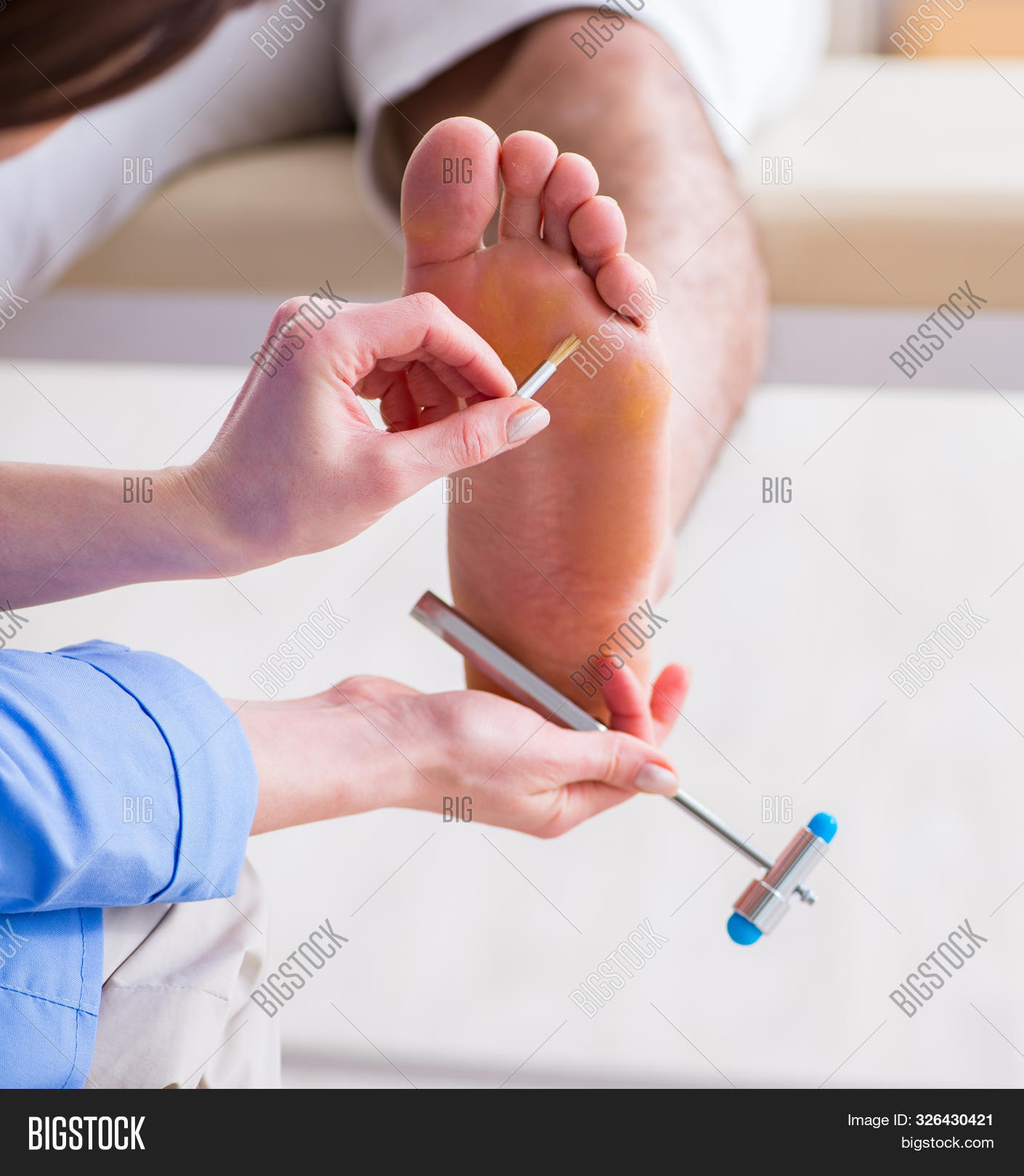 Doctor Checking Nerve Image & Photo (Free Trial) | Bigstock