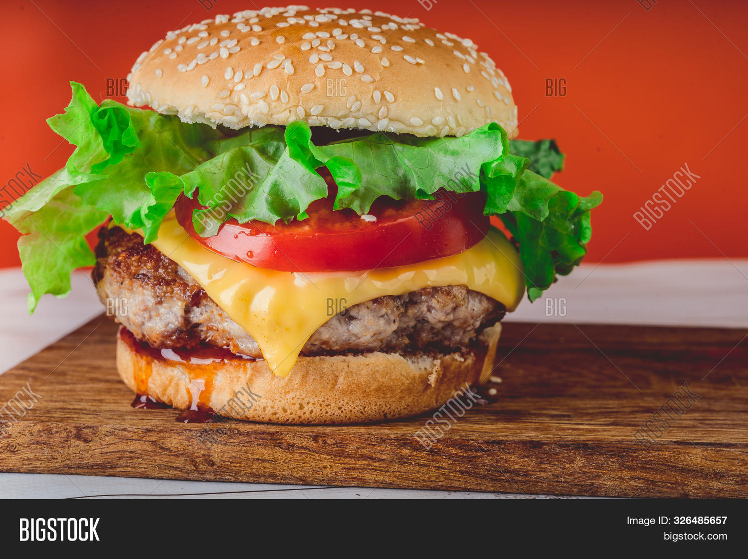 Hamburger Sandwich. Image & Photo (Free Trial) | Bigstock