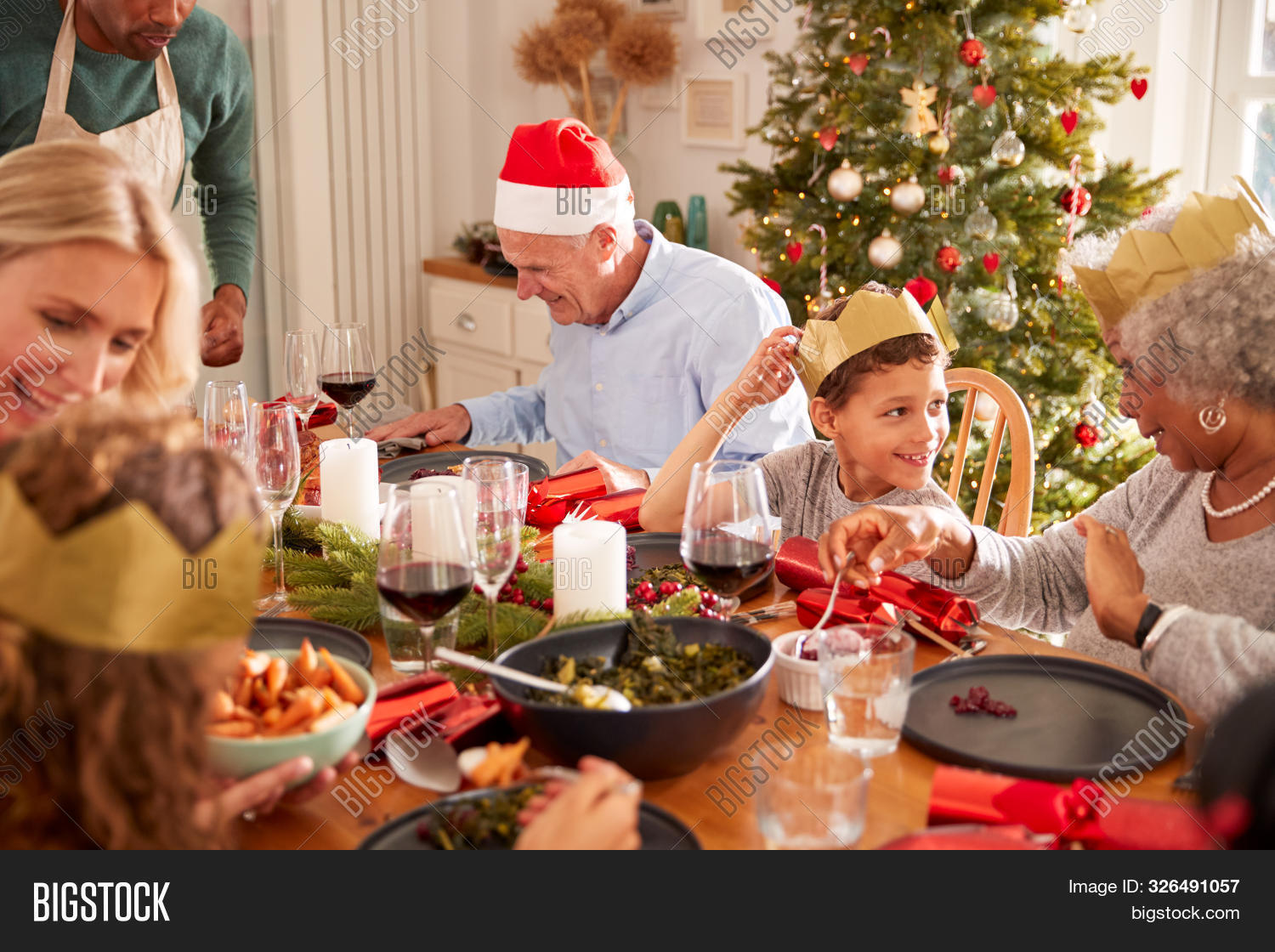 Father Serving Food Image & Photo (Free Trial) | Bigstock