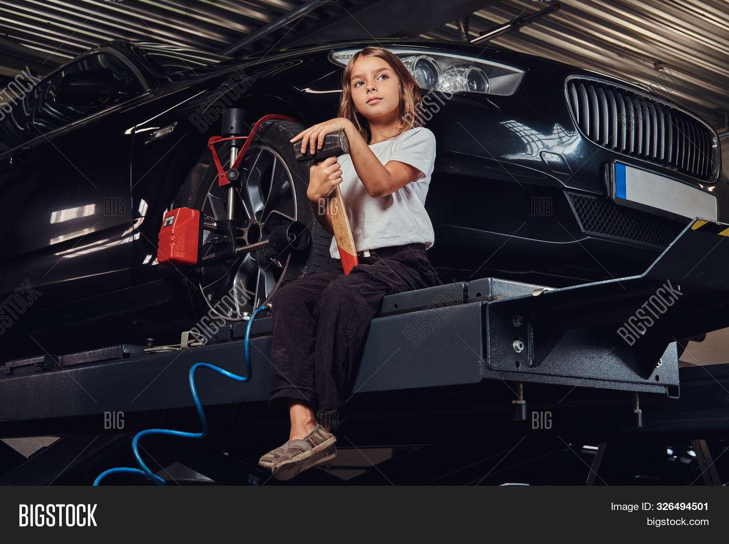 Pretty Girl Tool Hand Image & Photo (Free Trial) | Bigstock