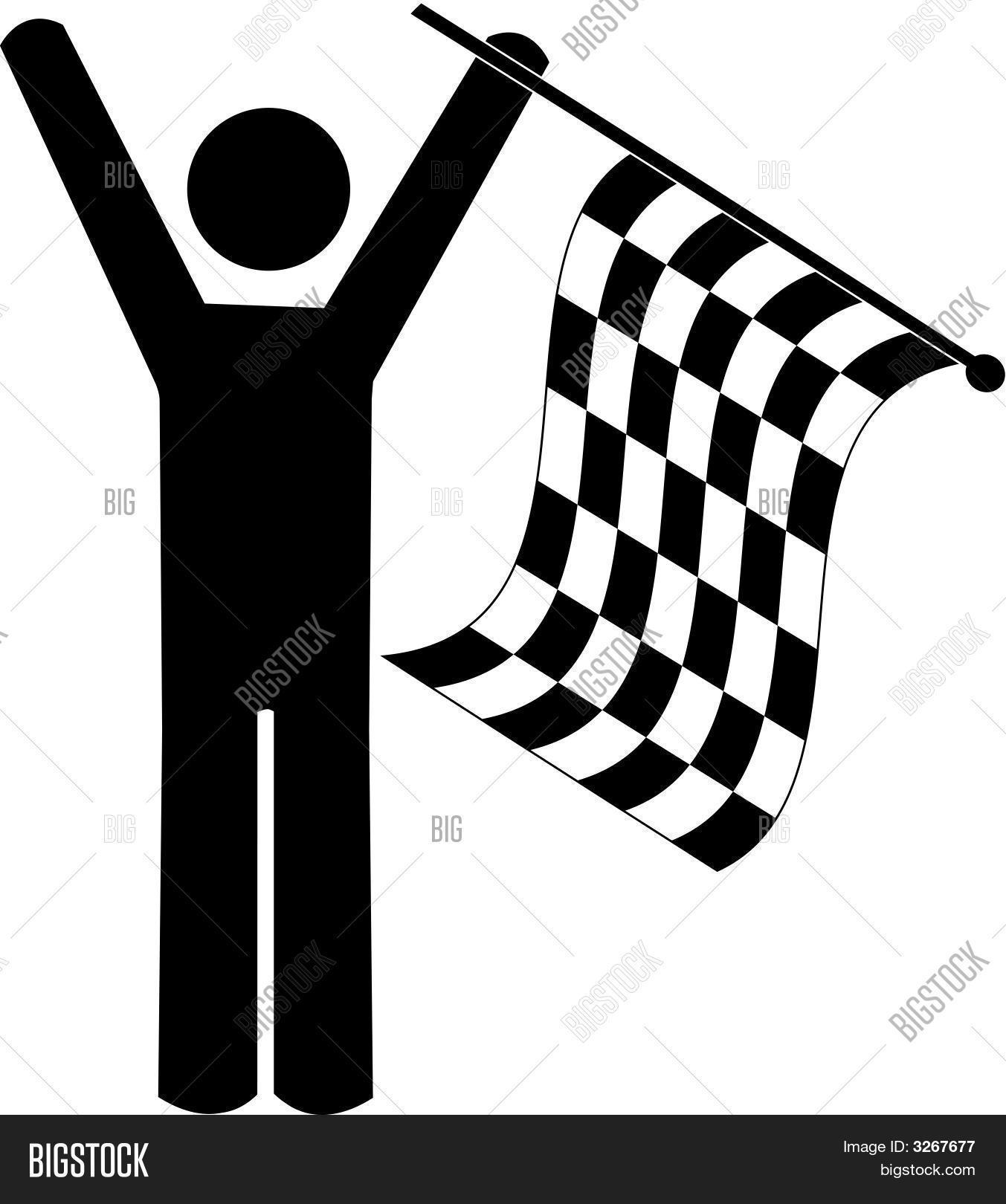 Stick Man Waving Vector & Photo (Free Trial) | Bigstock