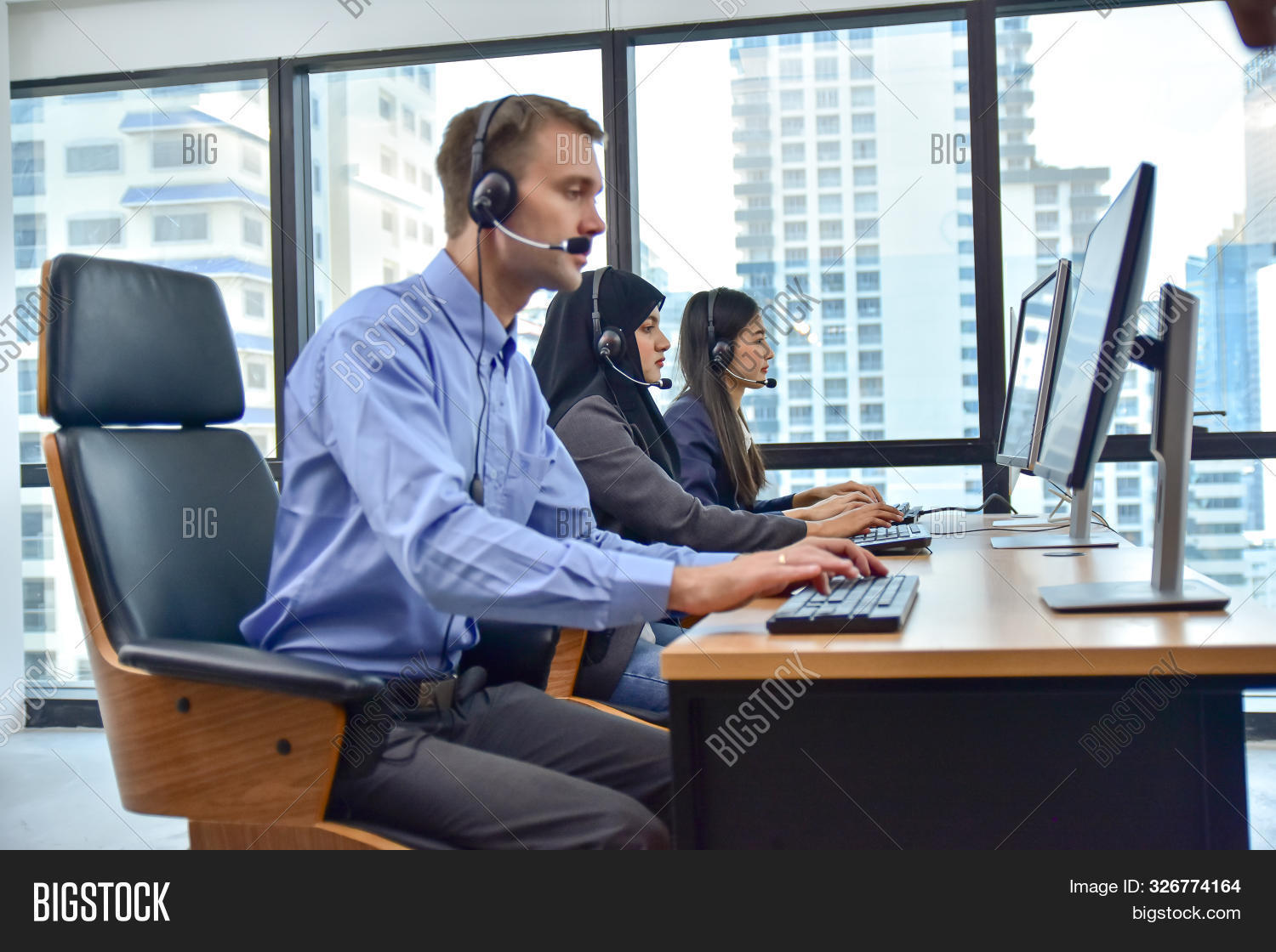 Call Center Using Image & Photo (Free Trial) | Bigstock