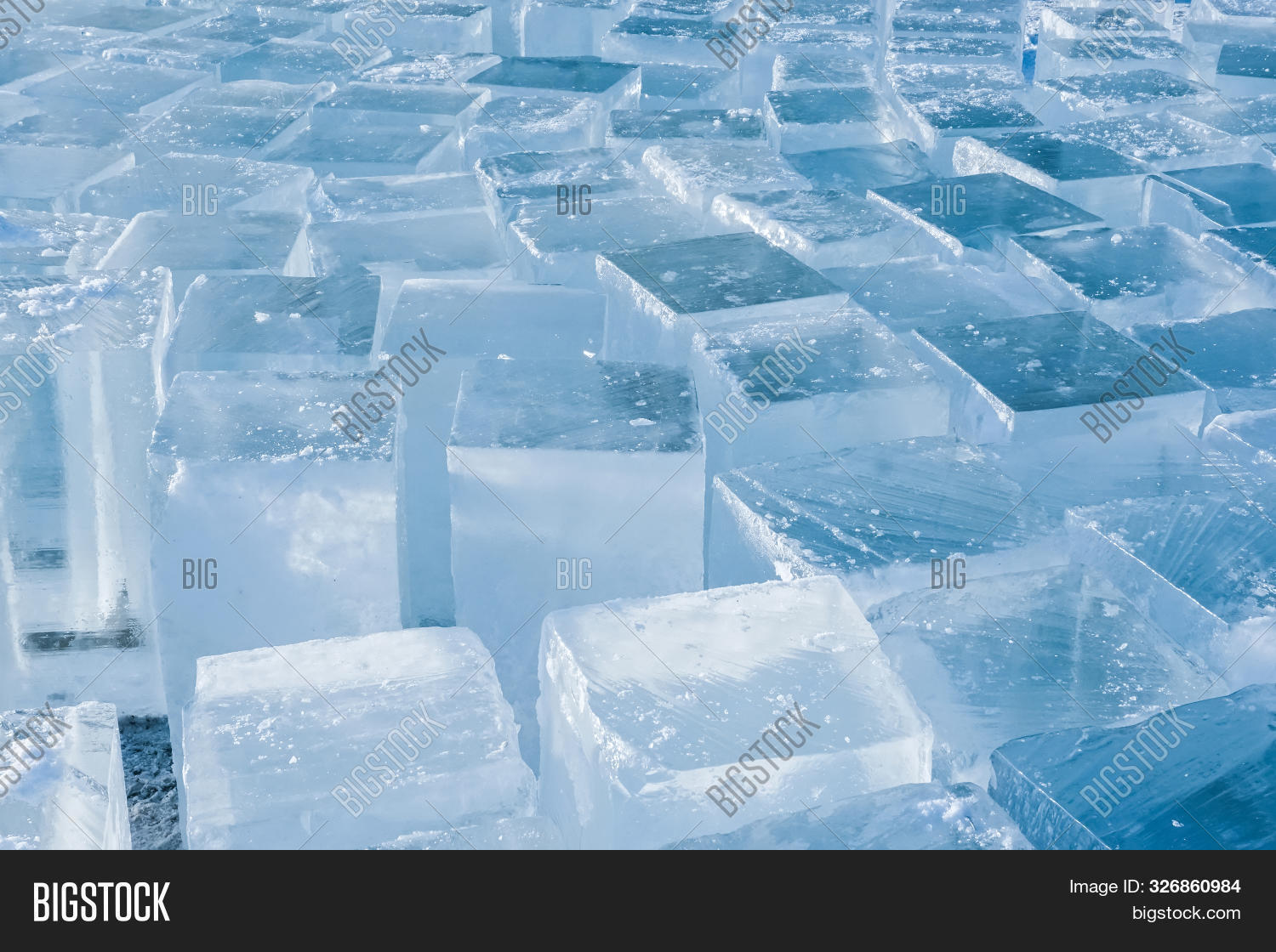 Ice Square Blocks Image & Photo (Free Trial) | Bigstock