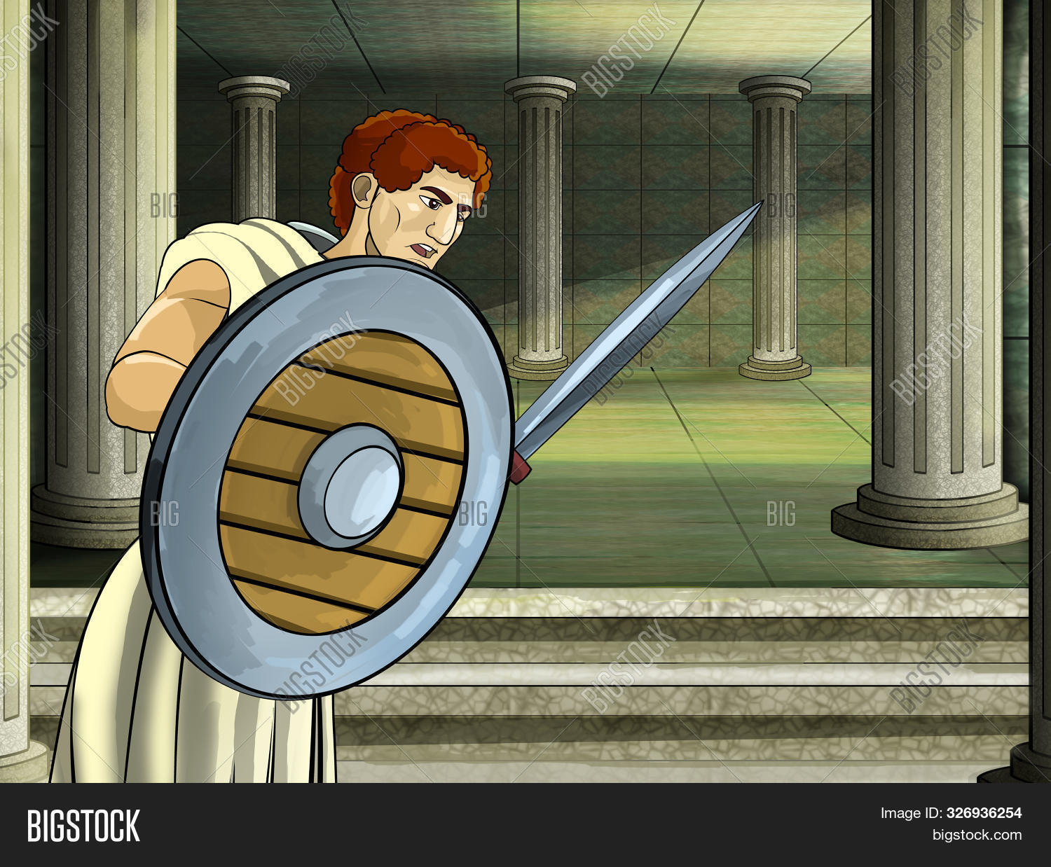 Cartoon Scene Roman Image & Photo (Free Trial) | Bigstock