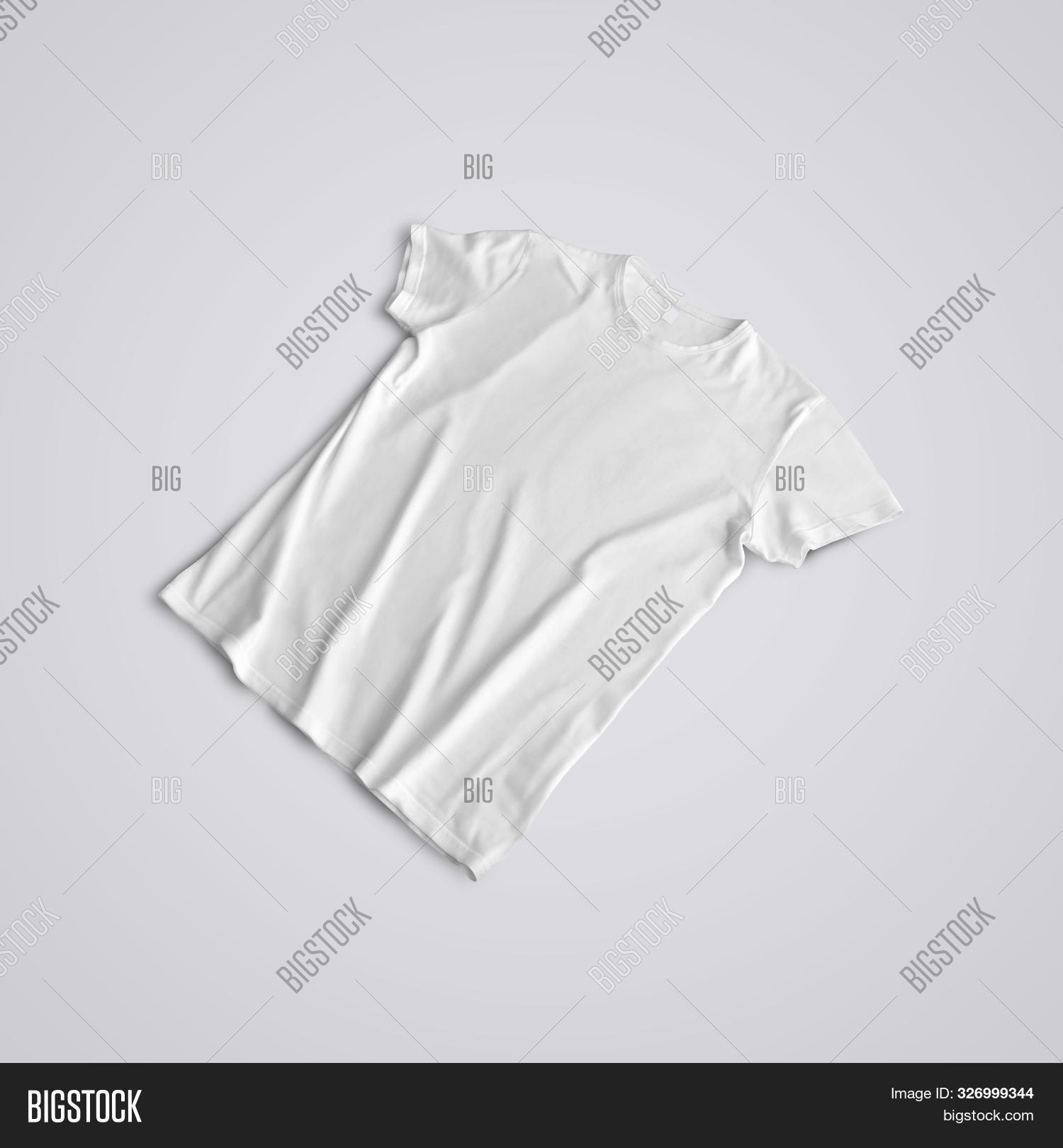 Unfolded Blank T-shirt Image & Photo (Free Trial) | Bigstock