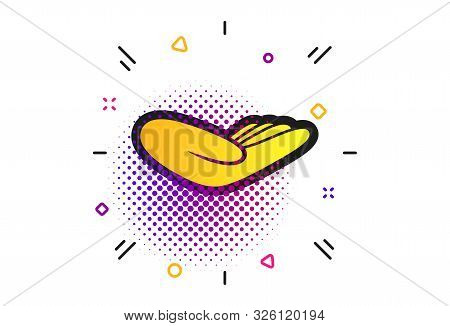 Donation Hand Sign Vector & Photo (Free Trial) | Bigstock