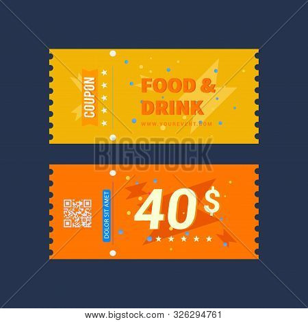 Food Drink Coupon Vector & Photo (Free Trial) | Bigstock